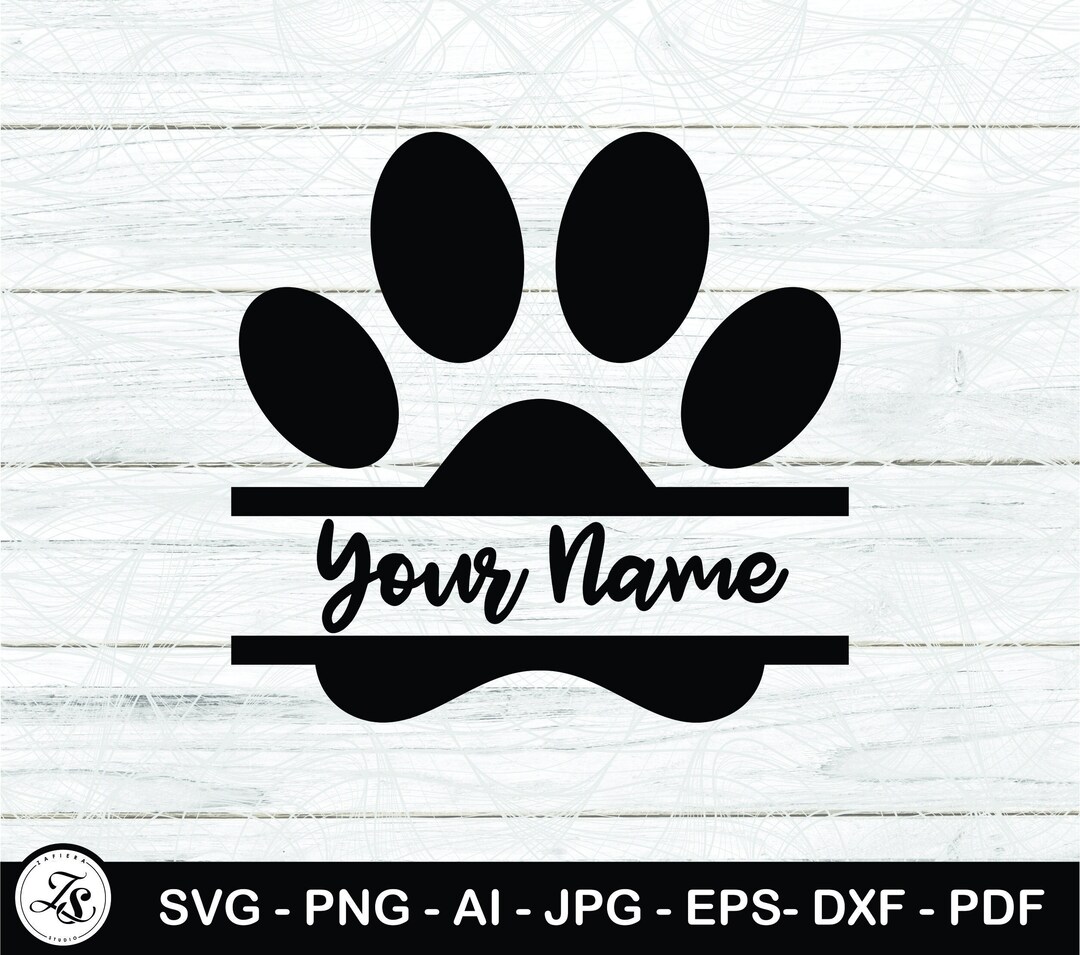 Paw Print Svg, Dog Paw Print Svg, Dog Paw Svg, Dog Svg, Paw SVG, Animal ...