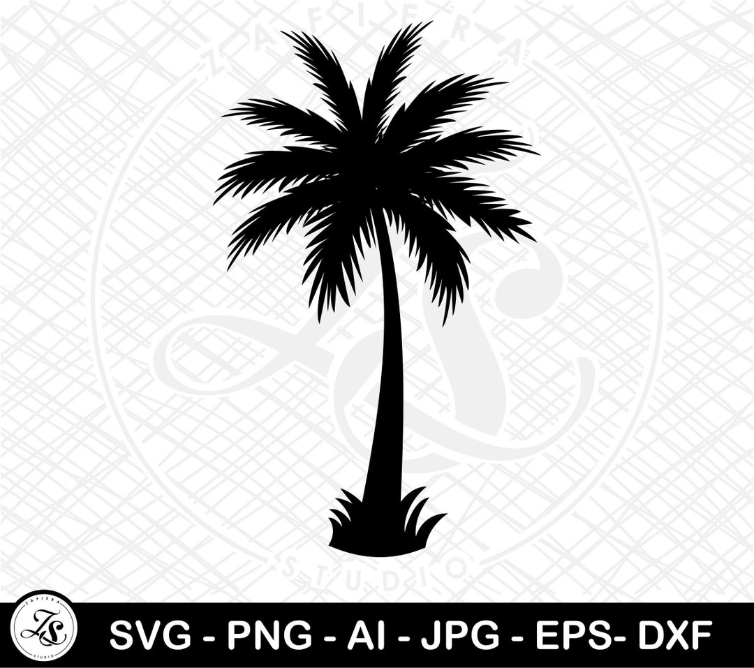 Palm Tree Svg, Palm Tree, Palm Tree Png, Clipart Palm Tree Svg for ...