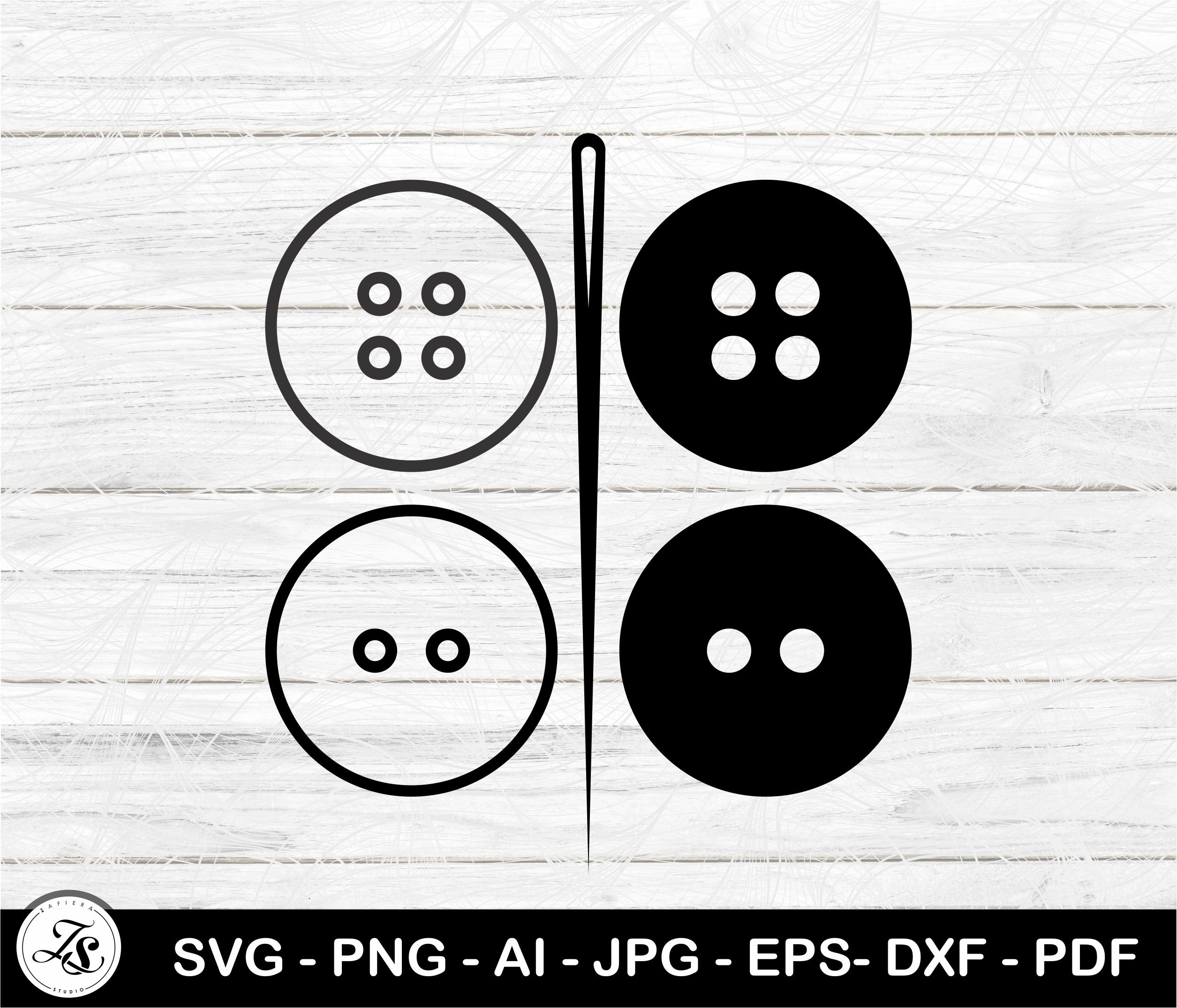 Sewing Button Svg, Sewing Button, Buttons Svg, Sewing Buttons Svg ...