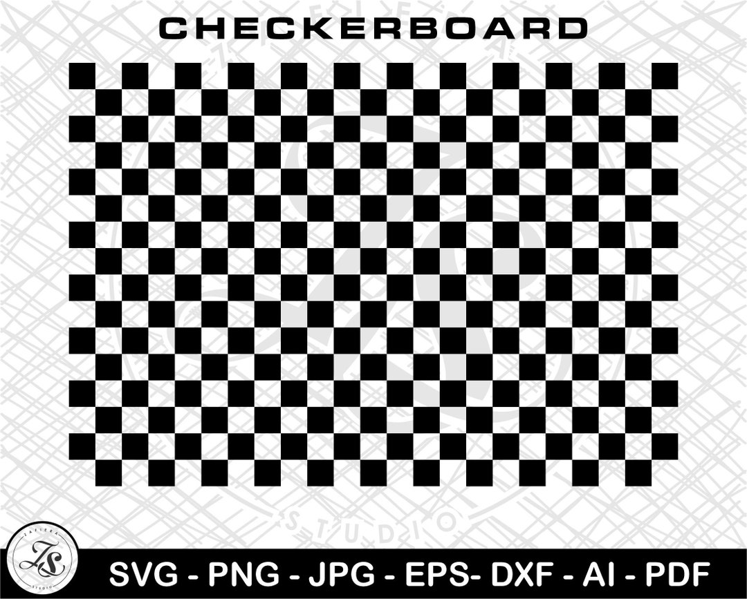 Checkerboard Svg, Checkerboard Png, Checkerboard Cut Files, Seamless ...