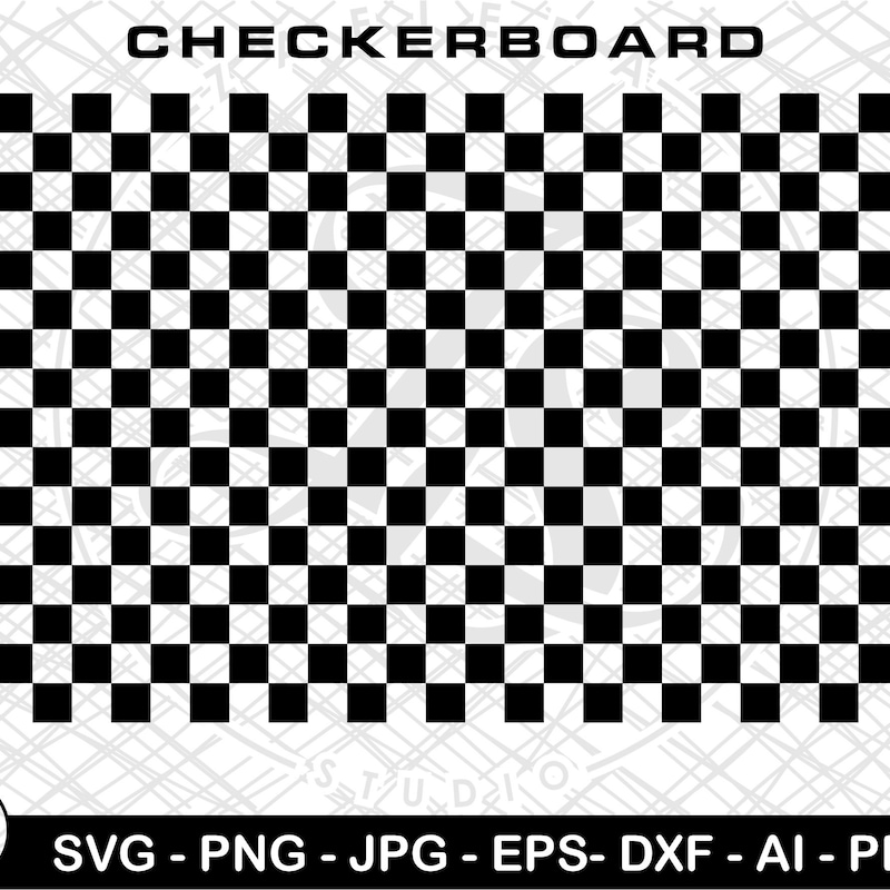 Checkerboard Svg - Etsy