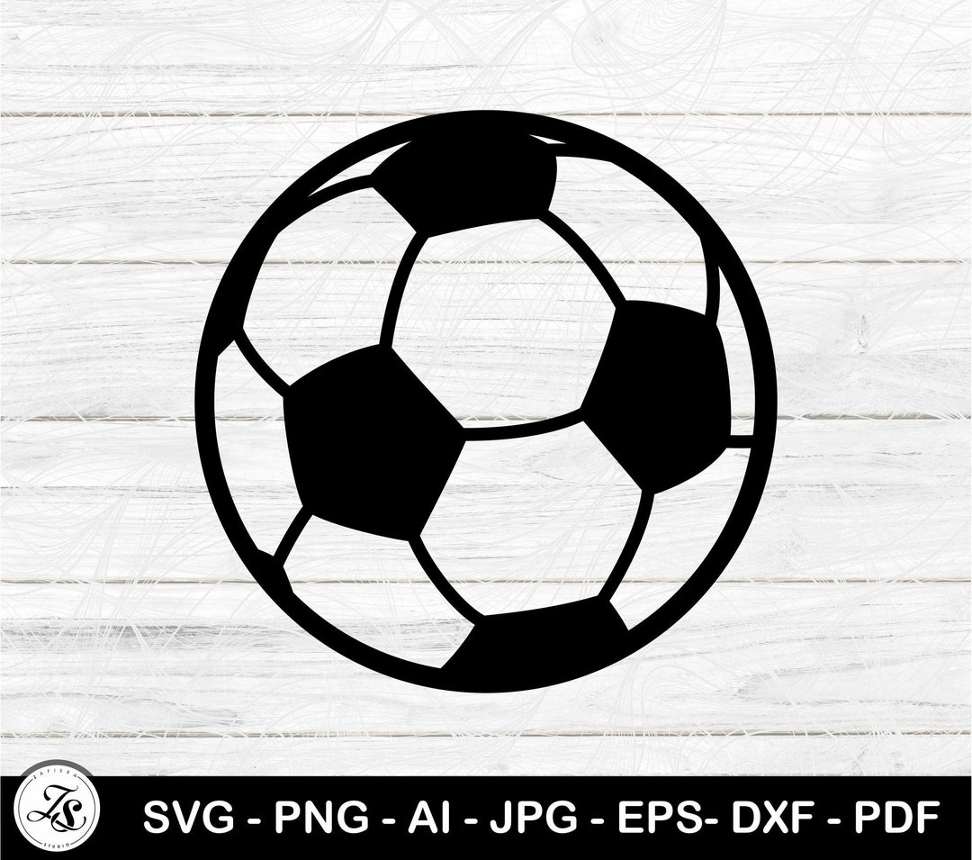 Soccer Ball, Soccer Ball SVG, Football Cut Files, Soccerball Instant ...