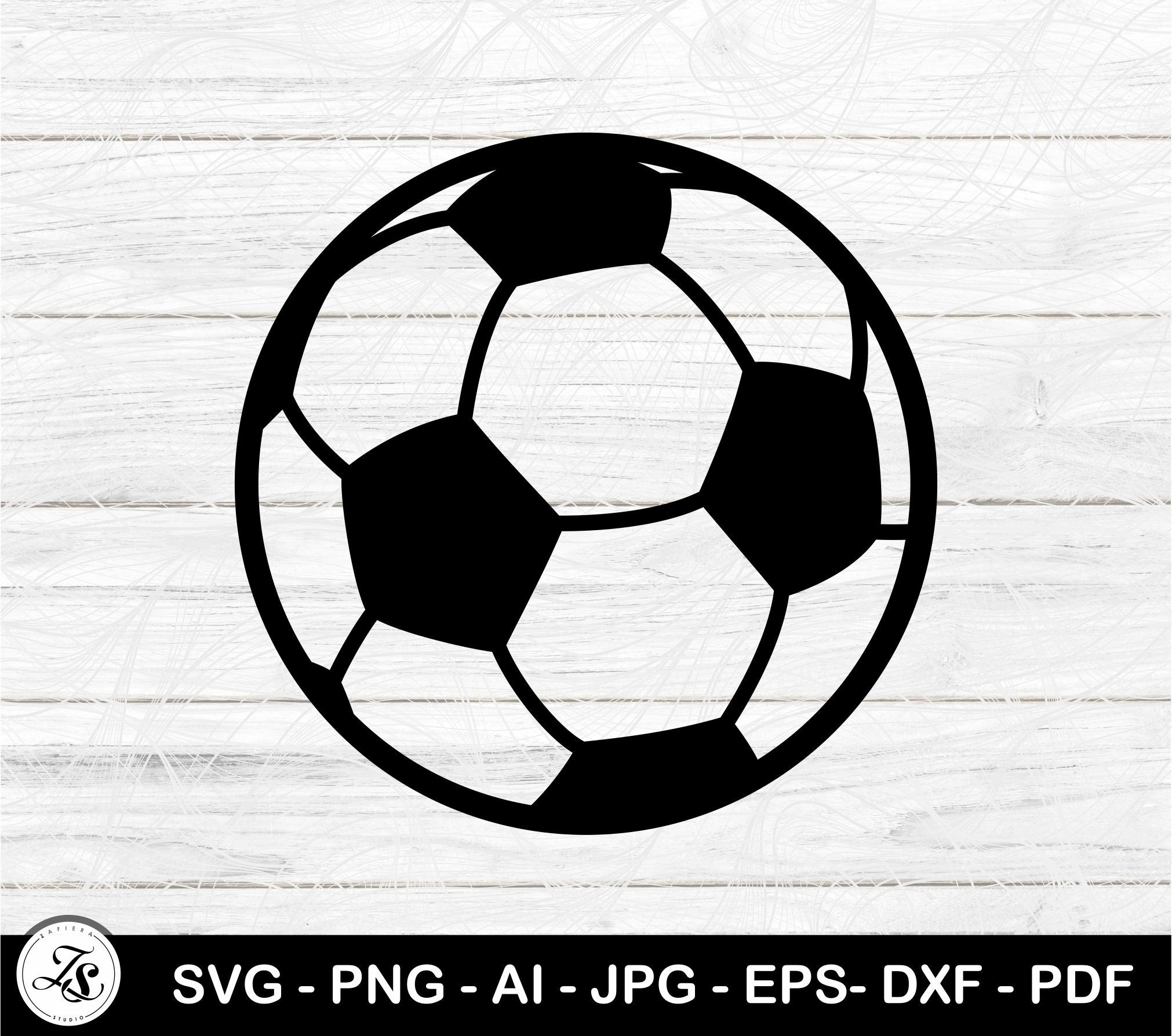 Balón de fútbol, balón de fútbol SVG, archivos de corte de fútbol ...