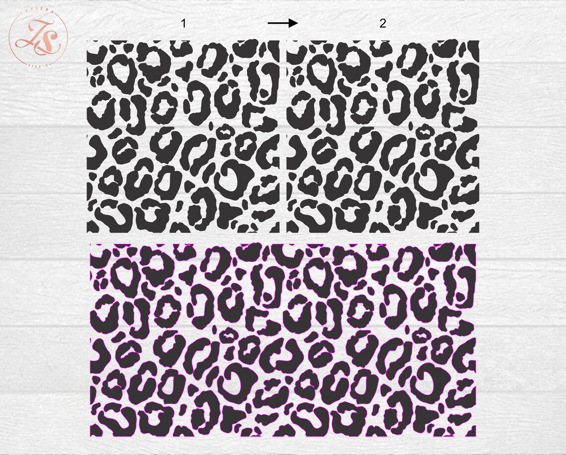 Leopard Svg Leopard Print Svg Fuzzy Leopard Print Svg | Etsy