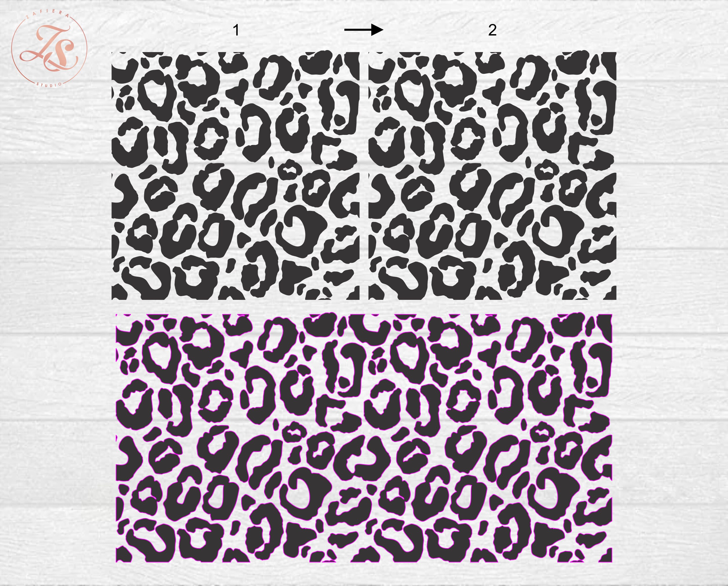 Leopard Svg Leopard Print Svg Fuzzy Leopard Print Svg | Etsy