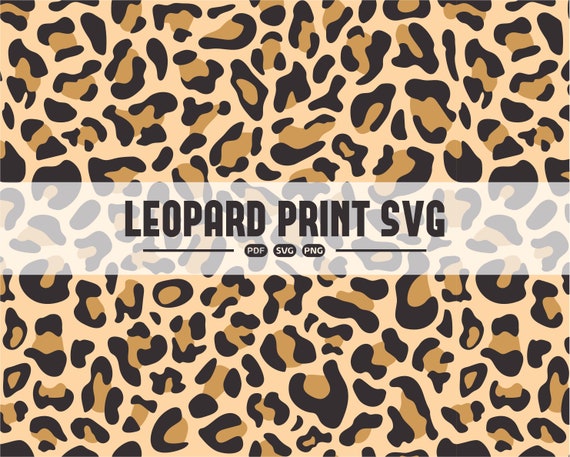 Leopard Print Pattern Svg Leopard Pattern Svg Repeating | Etsy