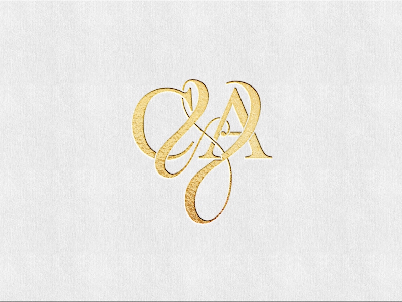 C&A Logo Design - Lettering A-z - Calligraphy Logo - Swash Font - Name ...