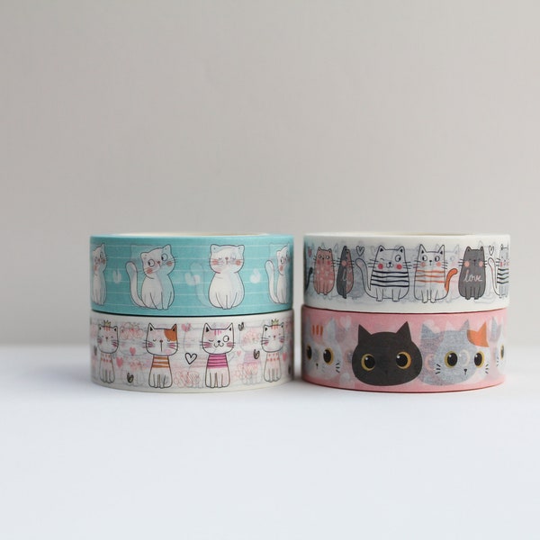 Cat Washi Tape - Etsy