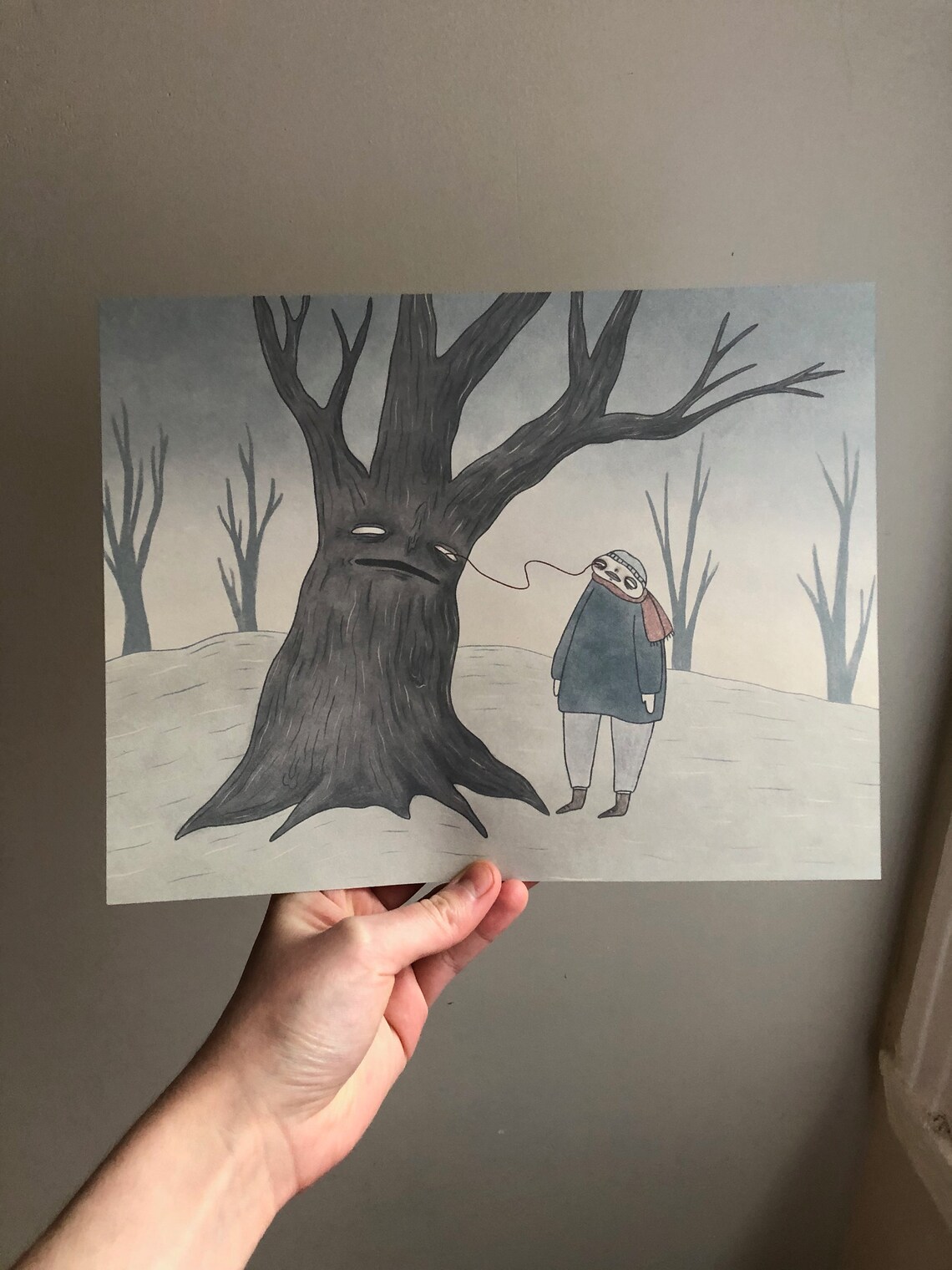 Weird Tree Art Print - Etsy