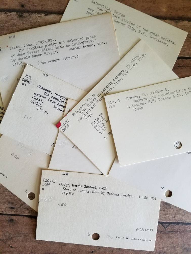 Types Of Catalog Cards at Daryl Pulver blog