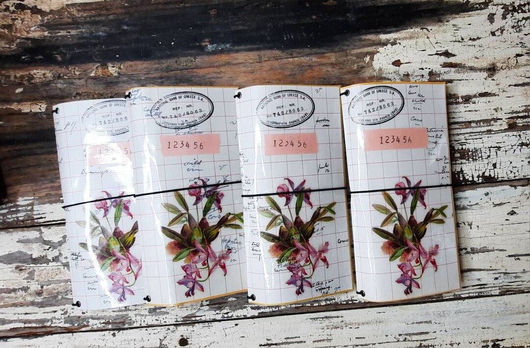 Travelers Notebook: Handcrafted, Water Resistant,embellished - Etsy