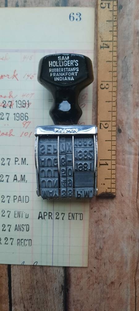 Vintage Pullman Dater Stamps: Journal Artmixed Media - Etsy