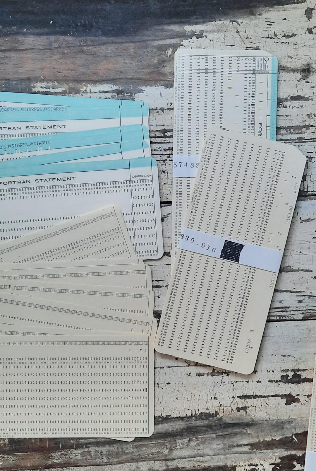 IBM Punch Cards; Journaling, Mixed Media, Collage - Etsy