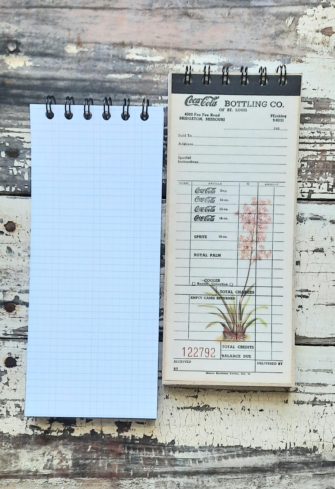 Vintage Coca-cola Notepads; 1960's, Graph Paper, Ring Bound - Etsy