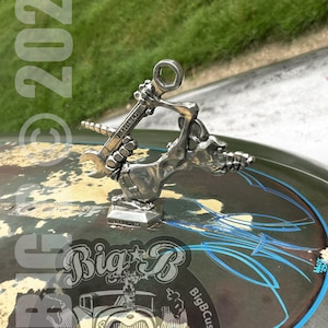 Mad Rat Rod Hood Ornament: All Metal, Sleek Design - Etsy