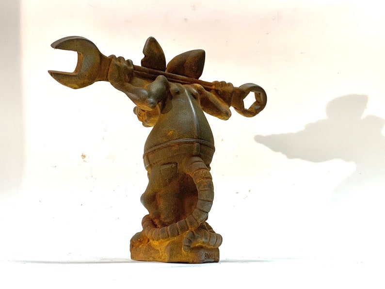 Rod the Rat Mechanic Rat Rod / Hot Rod Hood Ornament. Homage - Etsy