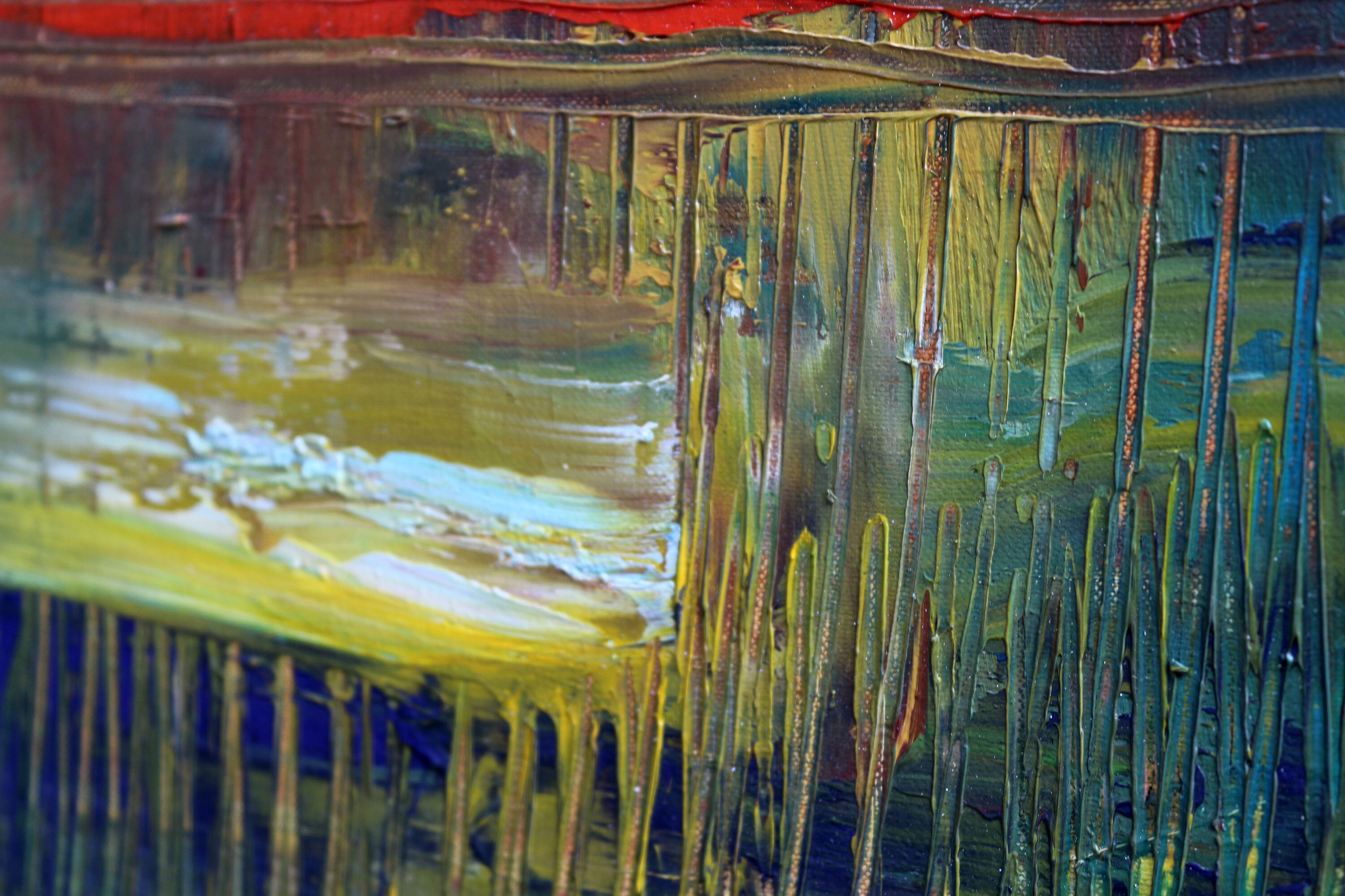 Abstract Painting Colorful Painting Nature Abstract Wall - Etsy UK