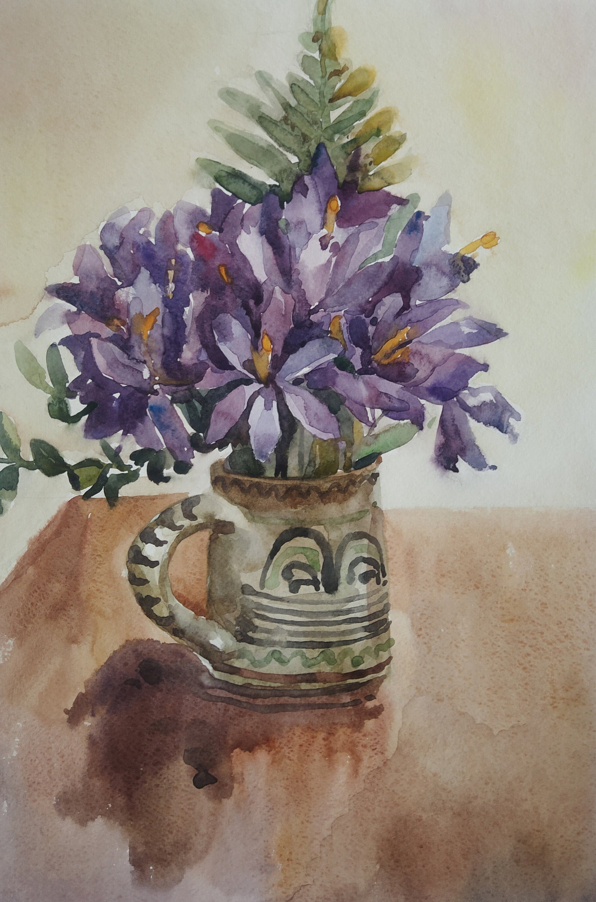 Watercolor Original Painting Watercolor Flowers Still Life - Etsy