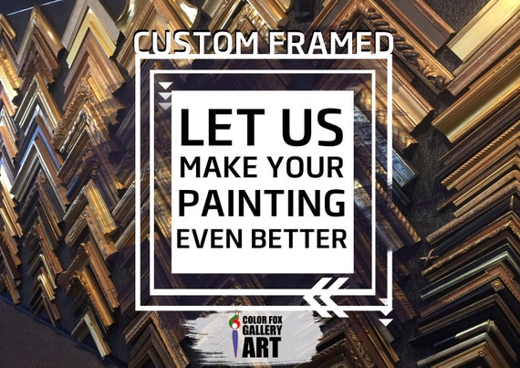 Custom Size Painting Framed Custom Sizes Ornate Frame | Etsy