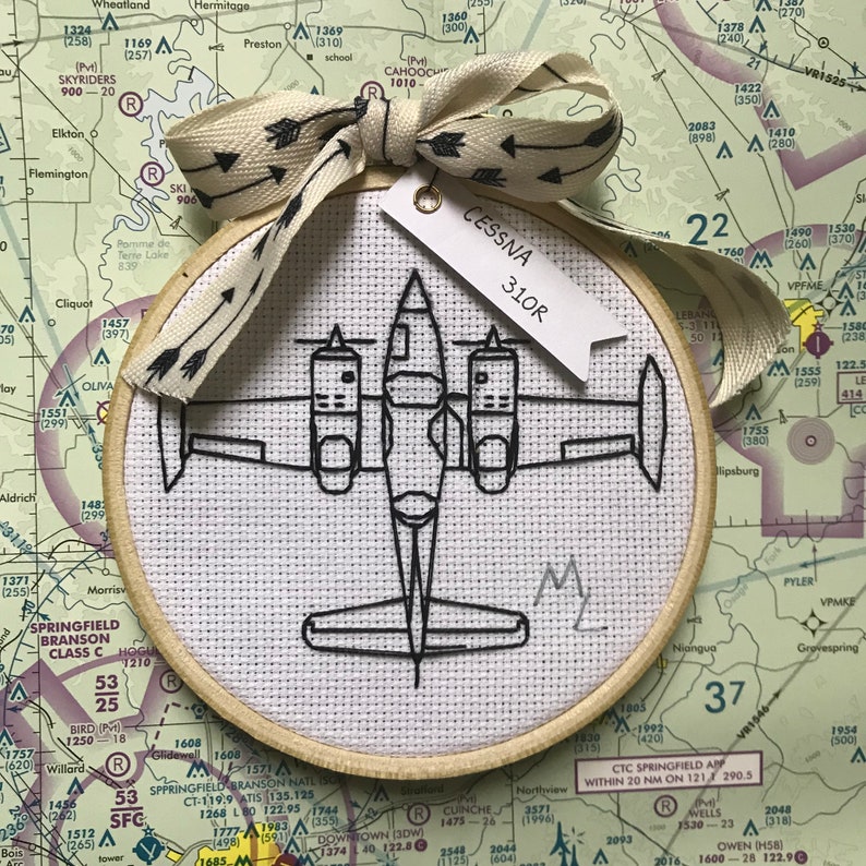 Custom Aircraft Blueprint Embroidery - Etsy