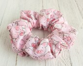 Cute Pig Scrunchie Piggy Scrunchy Pink Scrunchies Hair | Etsy