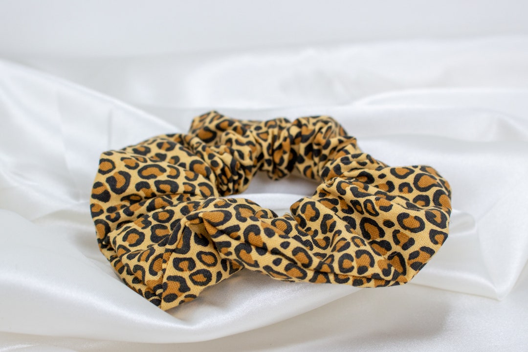 Cheetah Print Hair Scrunchie - Etsy