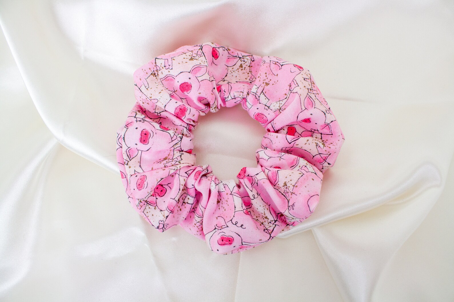 Cute Pig Scrunchie Piggy Scrunchy Pink Scrunchies Hair - Etsy
