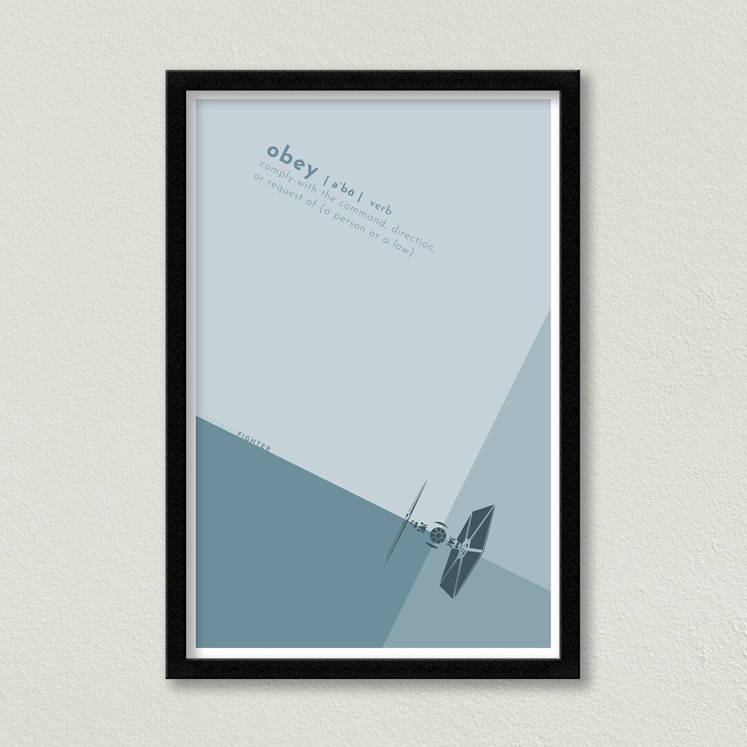 Star Wars Defined Obey - Etsy