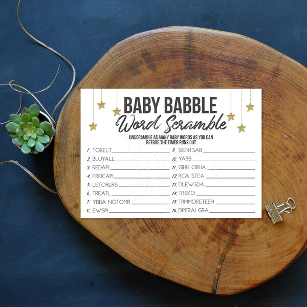 Baby Babble Game - Etsy