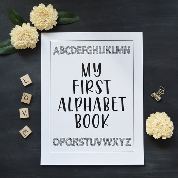 Alphabet Book - Etsy