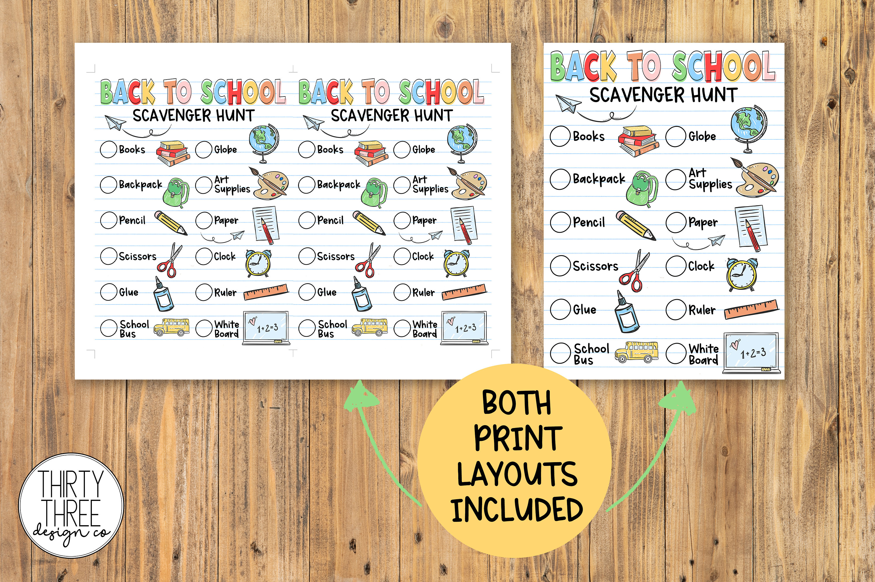 Back to School Scavenger Hunt: Classroom Activity Game (digital ...
