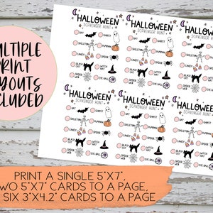 Pastel Halloween Scavenger Hunt | Halloween Printable Kids Activity ...