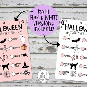 Pastel Halloween Scavenger Hunt | Halloween Printable Kids Activity ...