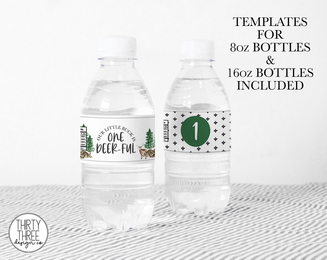 One-deer-ful First Birthday Party Bundle Woodland Printable | Etsy