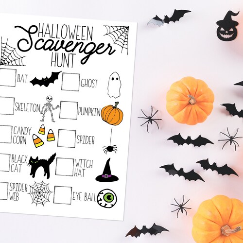 Printable Halloween Game for Kids / Brooms and Ladders / - Etsy