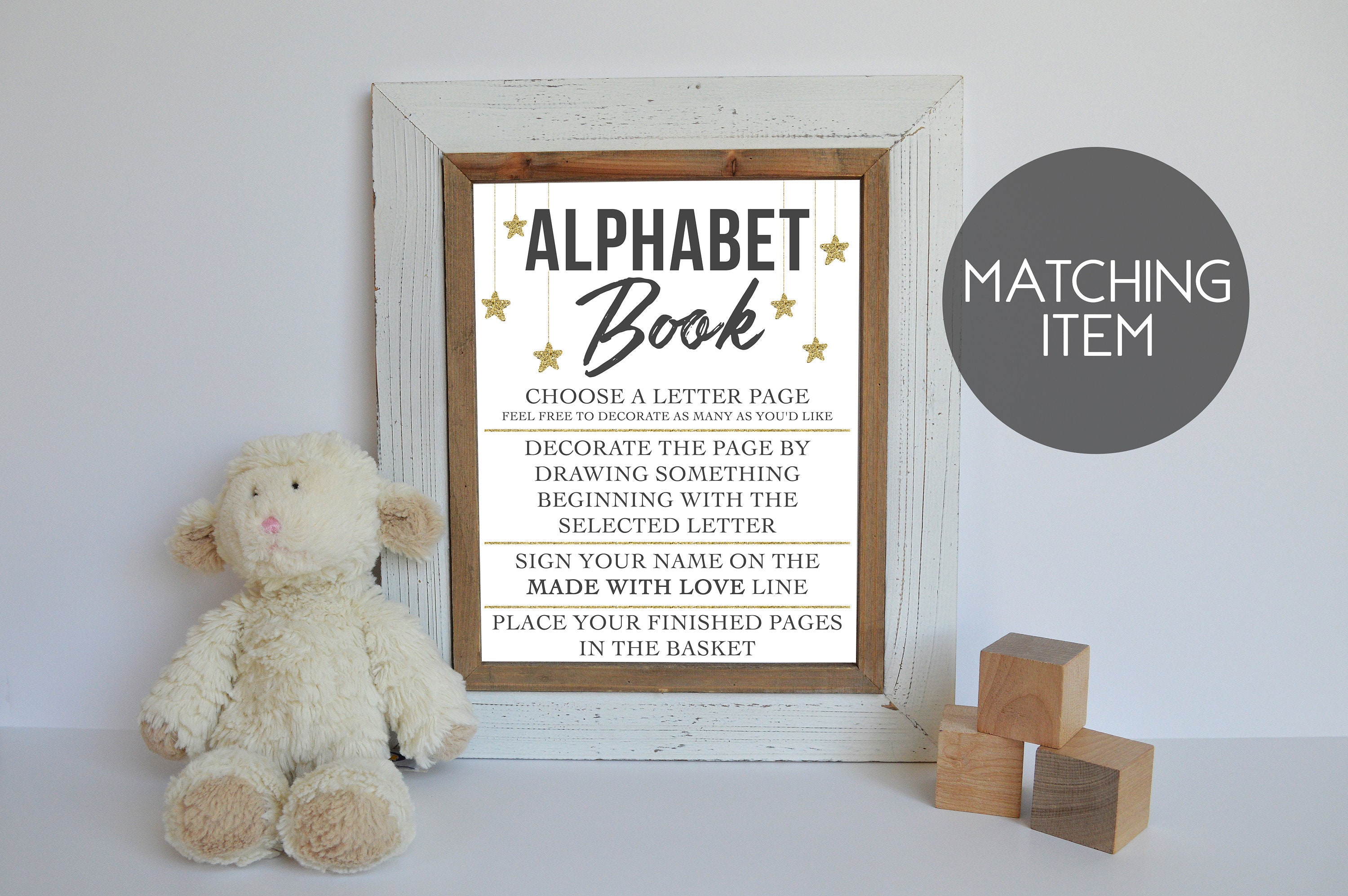 Twinkle Twinkle Little Star Baby Animal Match Game / Printable | Etsy