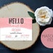 Blush Watercolor Alphabet Book Sign / Alphabet Book Instruction Sign ...
