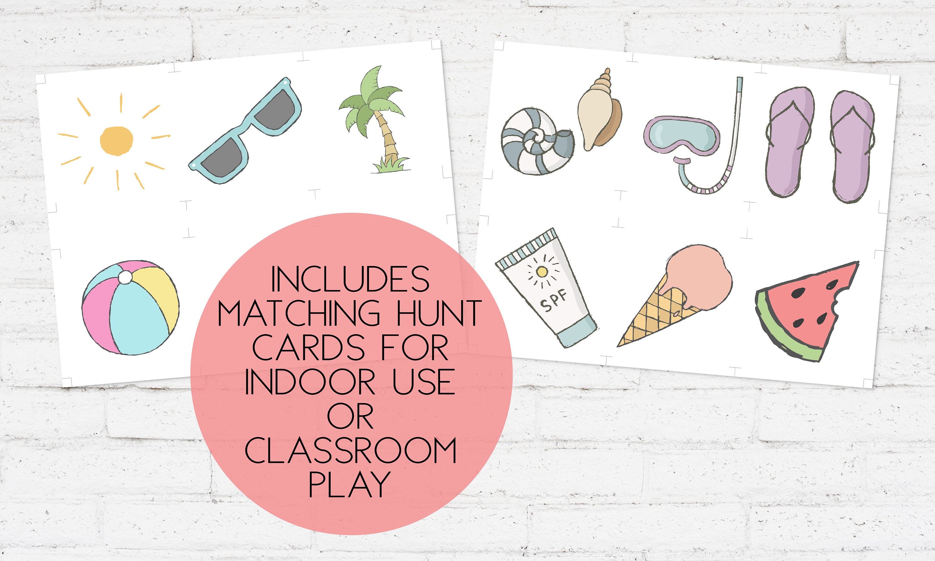 Beach Party Scavenger Hunt / Printable Summer Scavenger Hunt / - Etsy