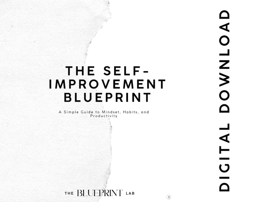 Self-improvement Planner: Goal-setting and Mindset Blueprint, Digital ...