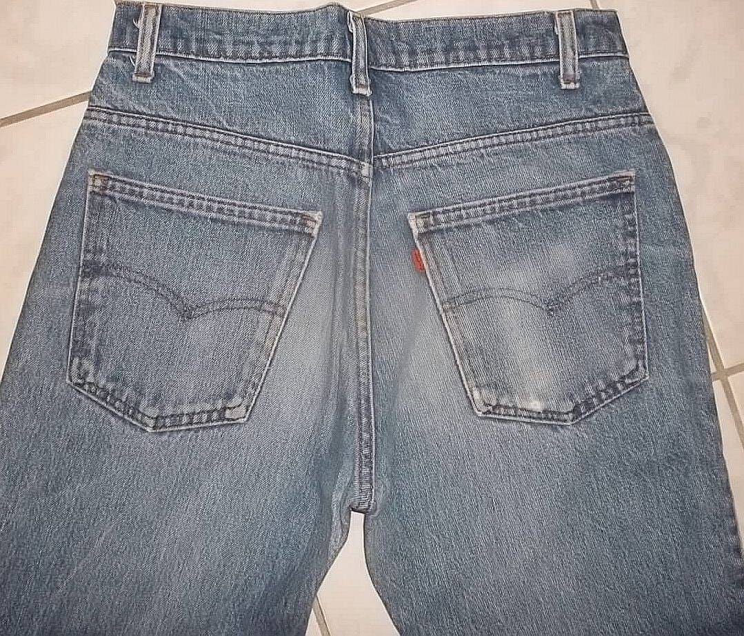 Vintage Levis 509 Jeans Made in USA Blue Denim Straight Leg Orange Tab ...