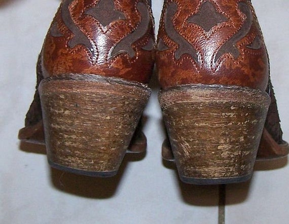 Corral cowgirl boots vintage western python crystal c… - Gem