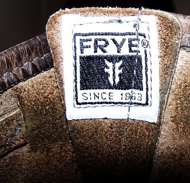 Frye Engineer Boots Gaucho Biker Work With Harness Oiled Leather Choco ...