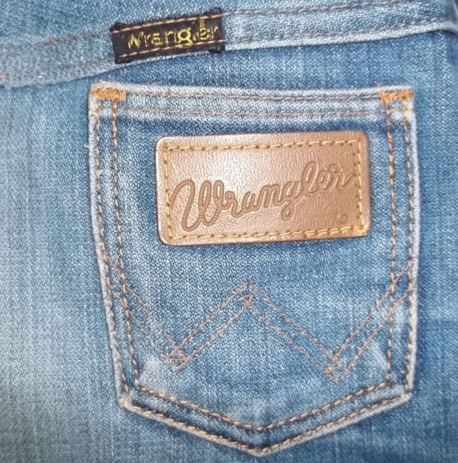 Vintage Wrangler bell bottom jeans mini back pocket W27 L33 | Etsy