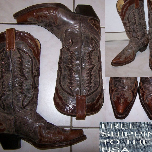Inlay Boots - Etsy