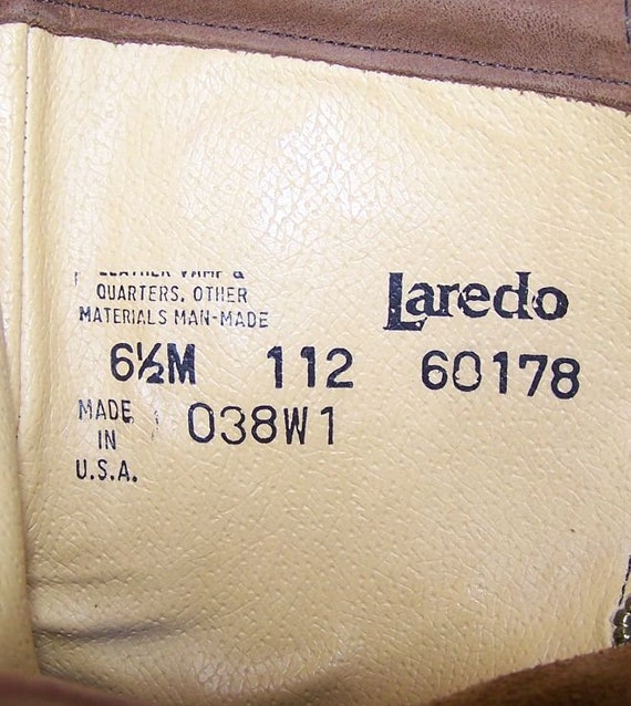 Laredo roper boots cowgirl kiltie granny leather west… - Gem