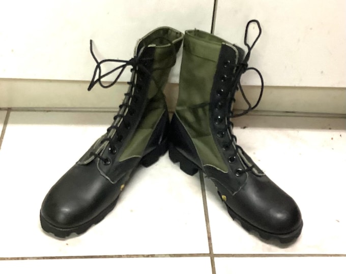 US Army Jungle Combat Boots Vietnam Spike Protective Belleville Men’s 7 ...