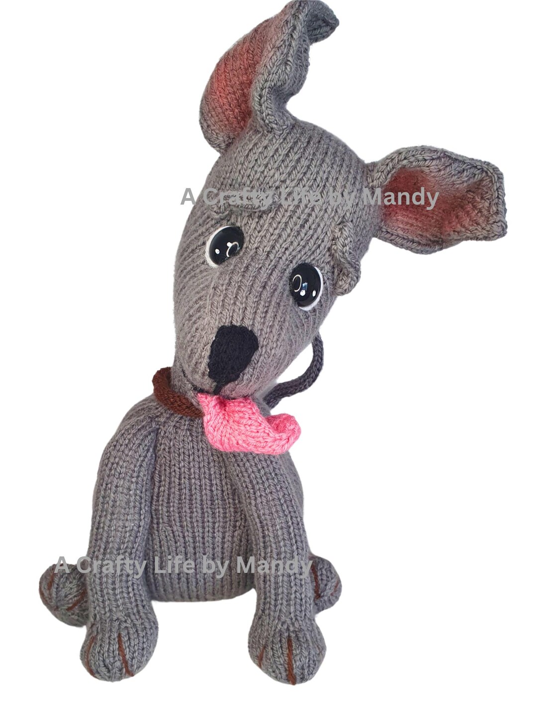 Knitted Whippet Dog Doorstop Pattern: Wally PDF Knitting Pattern - Etsy