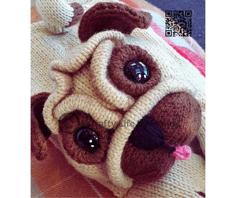 Percival the Pug Pyjama/hot Water Bottle Case PDF Knitting Pattern - Etsy