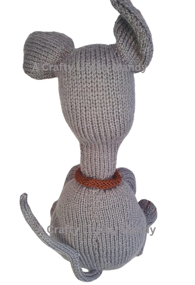 Knitted Whippet Dog Doorstop Pattern: Wally PDF Knitting Pattern - Etsy