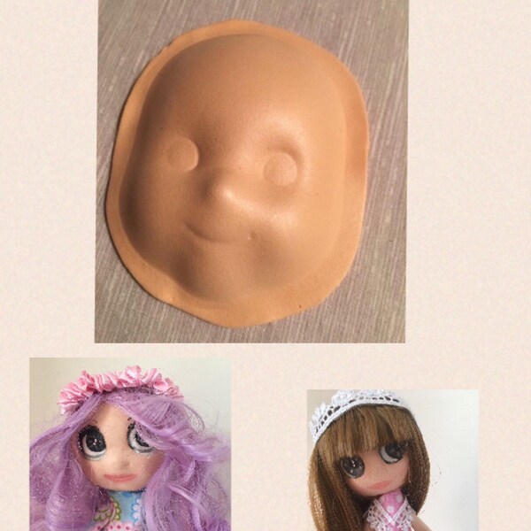Doll Face Mold - Etsy